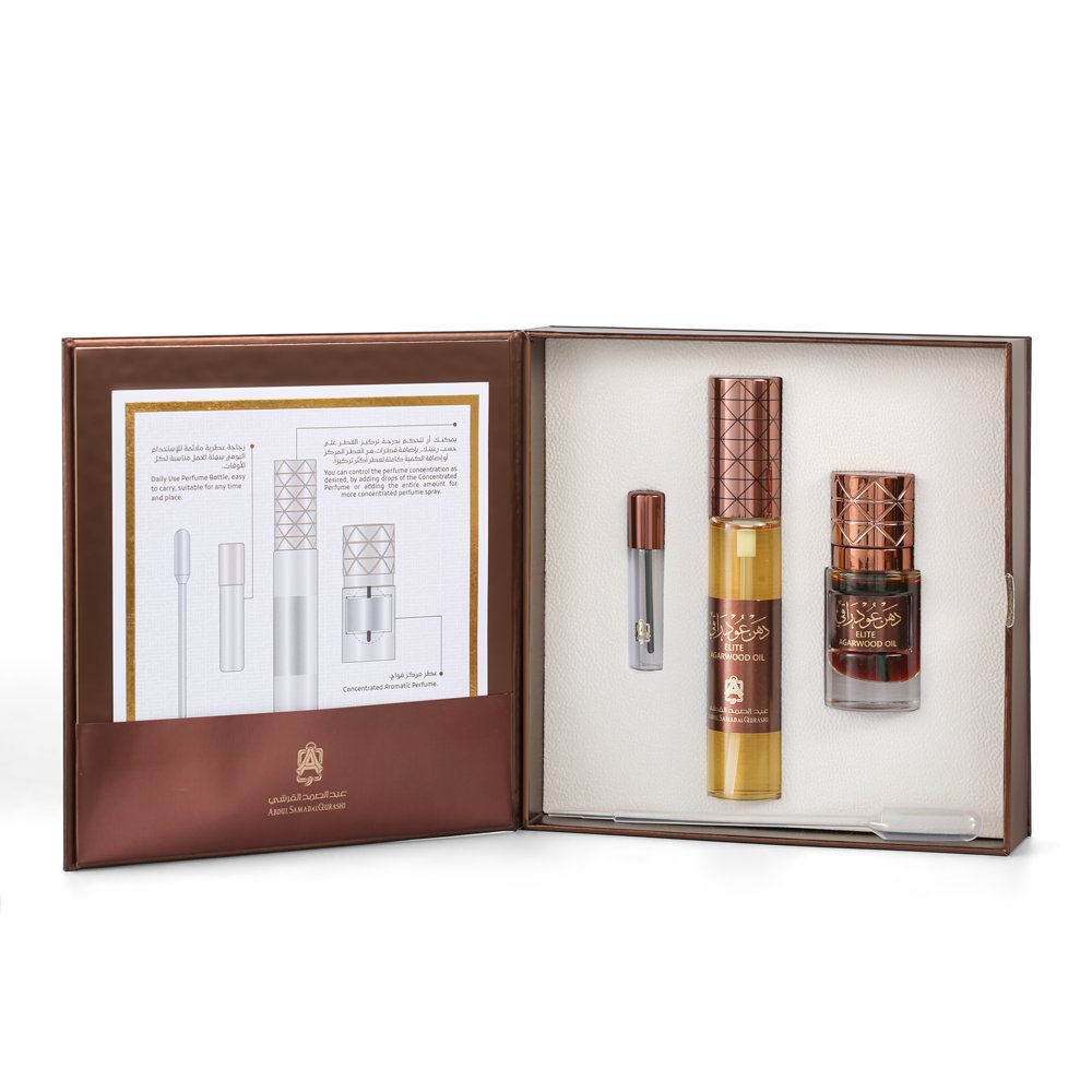 Elite Agarwood Oil 12ML + 30ML – Abdul Samad Al Qurashi | USA Store